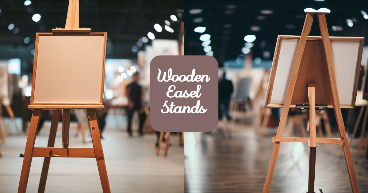 Wooden Easel Stands are Essential for Trade Show - BeePail the BLOG